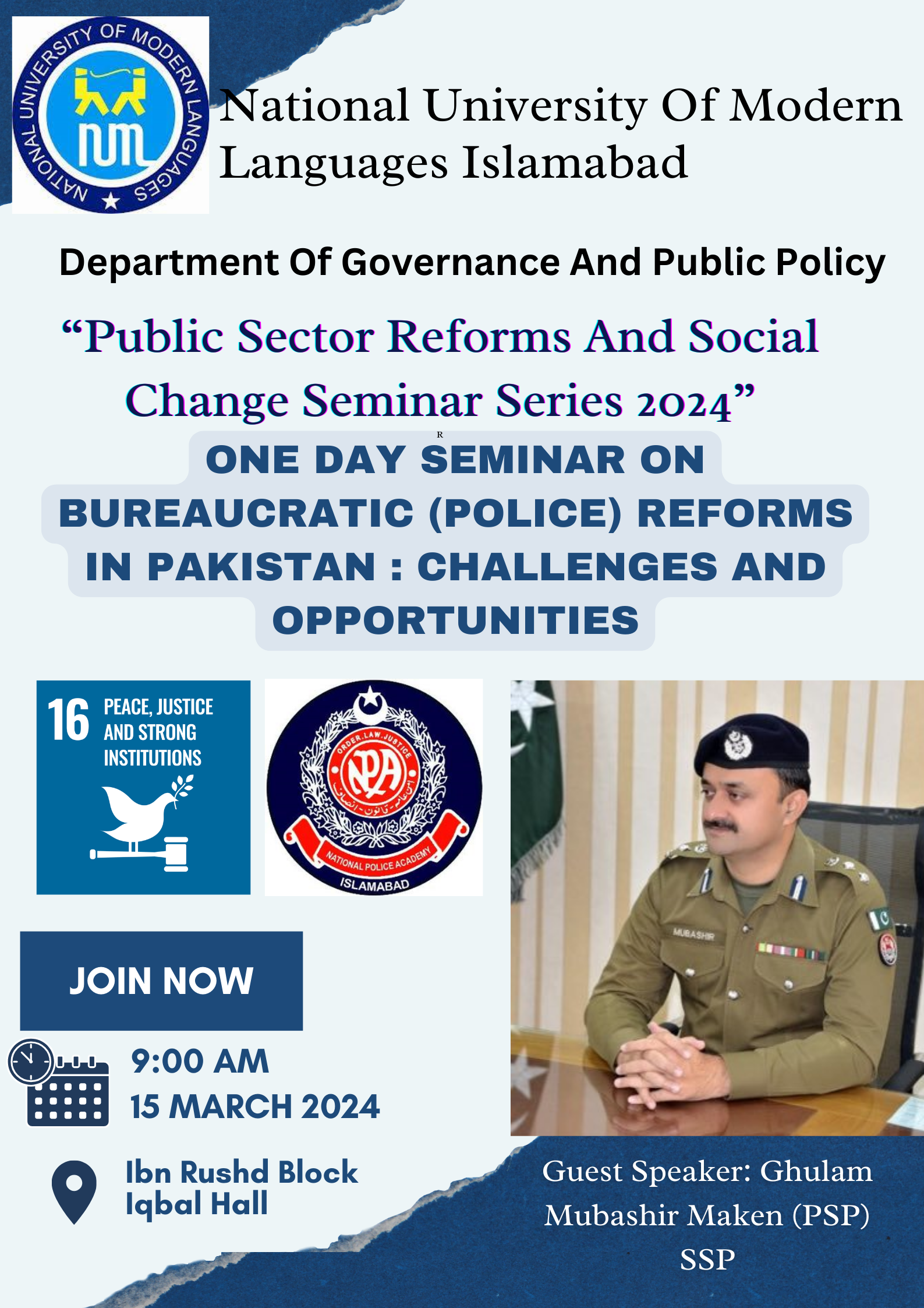 NUML UNIVERSITY | Faculties | NUML